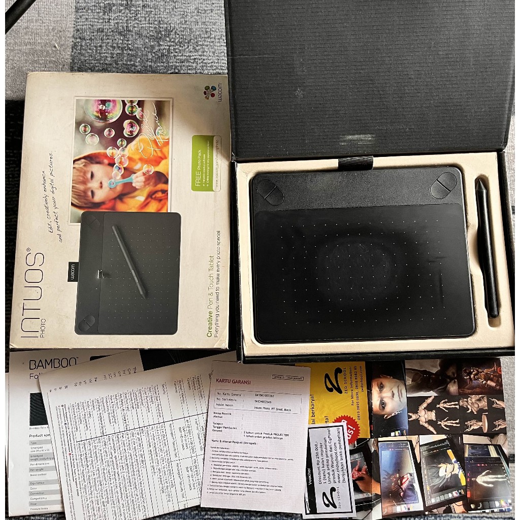 Jual Intuos Photo CTH-490 Fullset Bekas fungsi normal | Shopee Indonesia