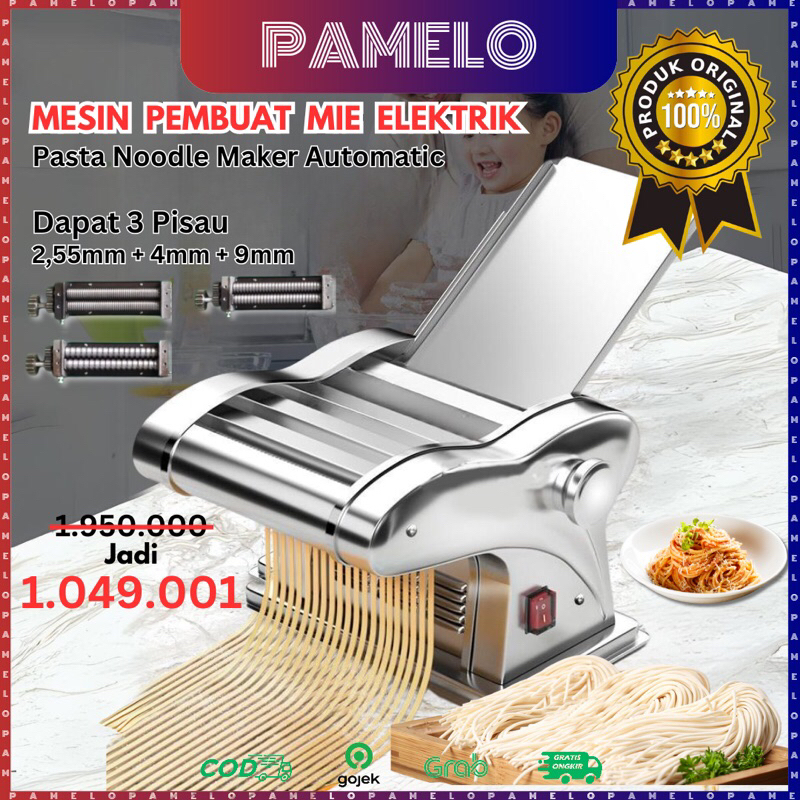 Jual Mesin Mie Listrik Otomatis Mesin Giling Pastel, Kue Bawang, Ampia ...