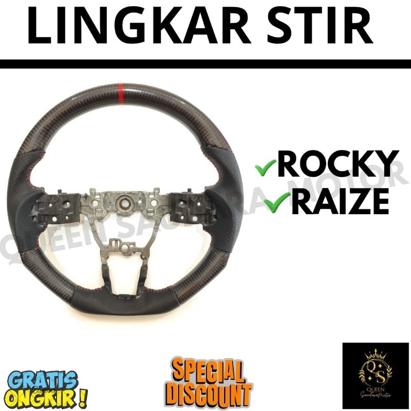 Jual Lingkar stir Carbon Rocky Raize 2022 Up Original Best Seller ...