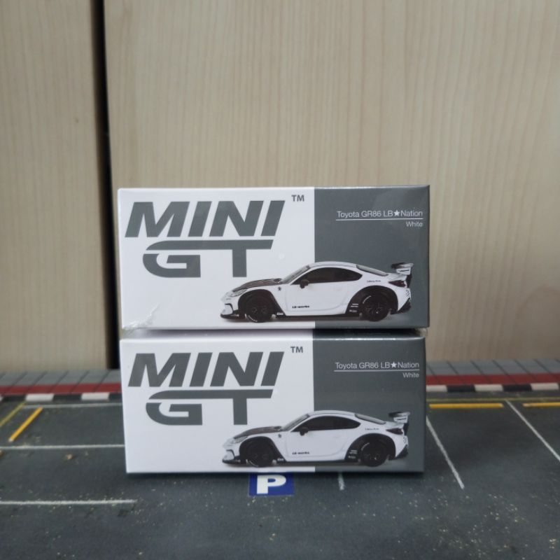 Jual MINI GT Toyota GR86 LBWK - White | Shopee Indonesia