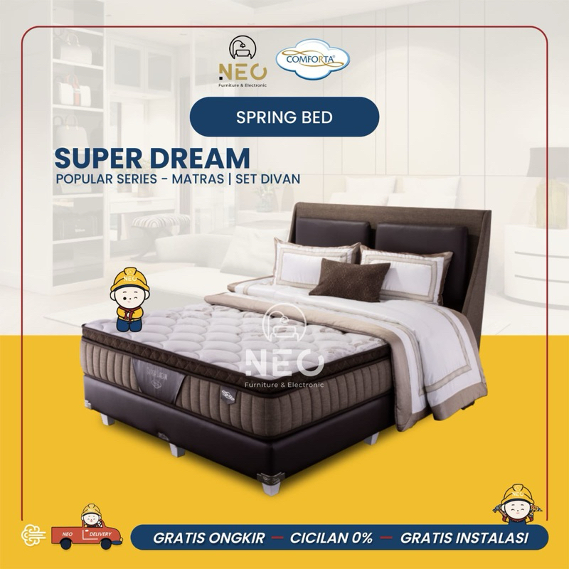 Jual NEO - SPRINGBED COMFORTA SUPER DREAM FULLSET KASUR AJA MATRASS ...