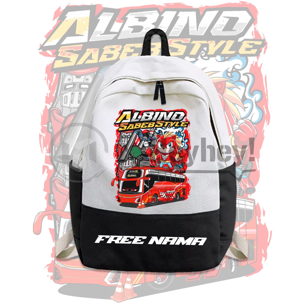 Jual TAS RANSEL ANAK BUS ALBINO SABEBSTYLE JETBUS 5 BUS VIRAL BUSA ...