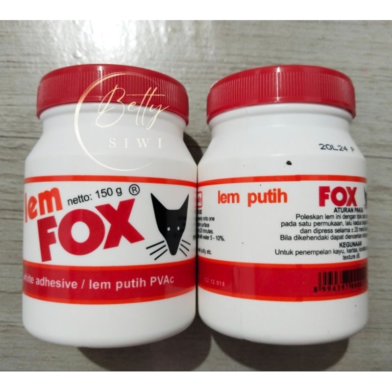Jual Lem putih FOX 150 gram botol | Shopee Indonesia