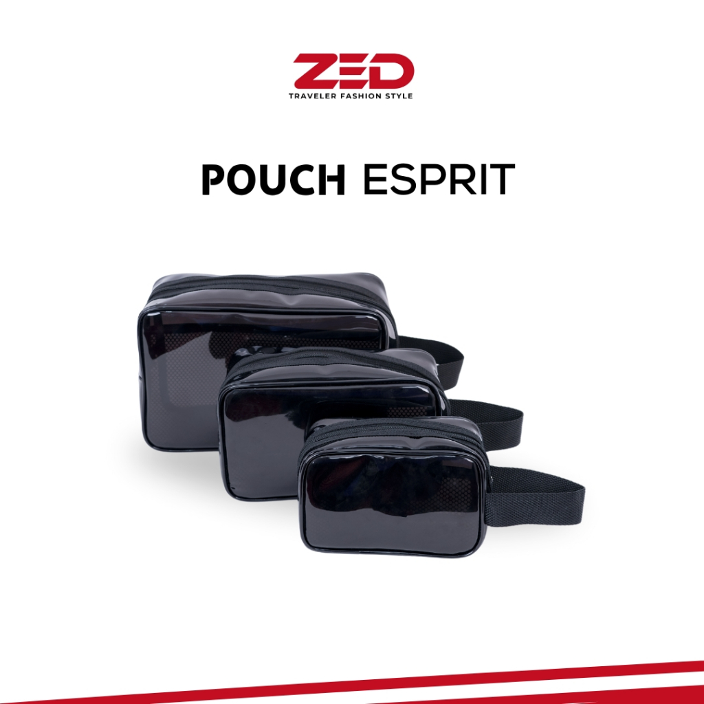 Jual ZED Pouch Hitam Medium Pouch Esprit Multifungsi Pouch Anti Air ...
