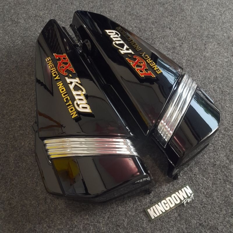 Jual BOX AKI TEPONG AKI RX KING HITAM LIST KRUM SET EMBLEM MERAH ...