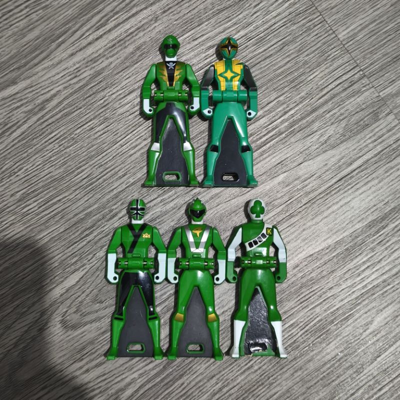 Jual Ranger Key Green Super Sentai Power Ranger Hijau Loose Second ...