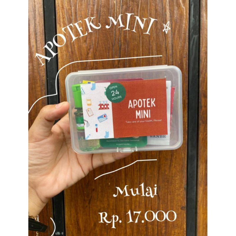 Jual APOTEK MINI | KOTAK OBAT | P3K | HADIAH UNTUK PACAR | Shopee Indonesia