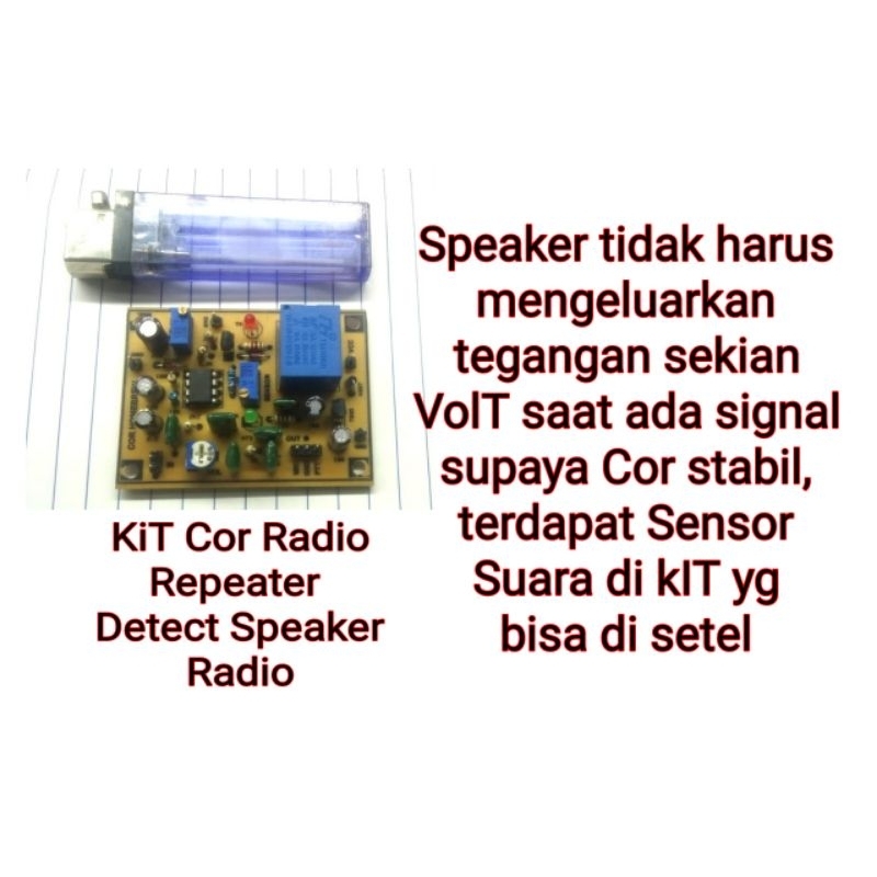 Jual KIT COR RADIO REPEATER DETEK SPEAKER OUT RADIO | Shopee Indonesia