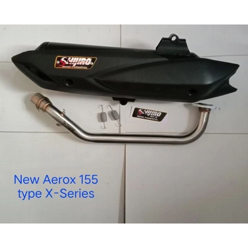 Jual Knalpot Standar Racing Shijiro AEROX 155 NEW & OLD,LEXY type X ...