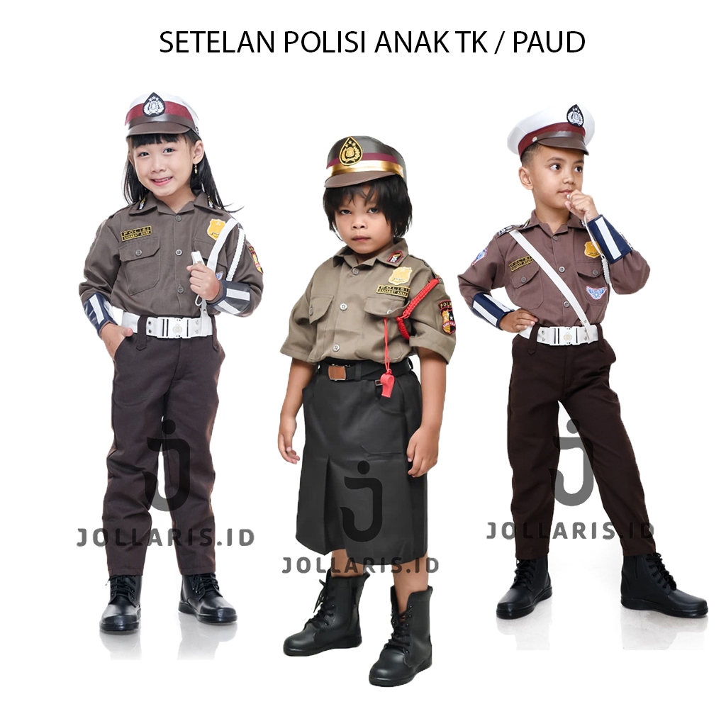 Jual PROFESI ANAK POCIL POLWAN TK PAUD CARNAVAL AGUSTUSSAN SERAGAM ...