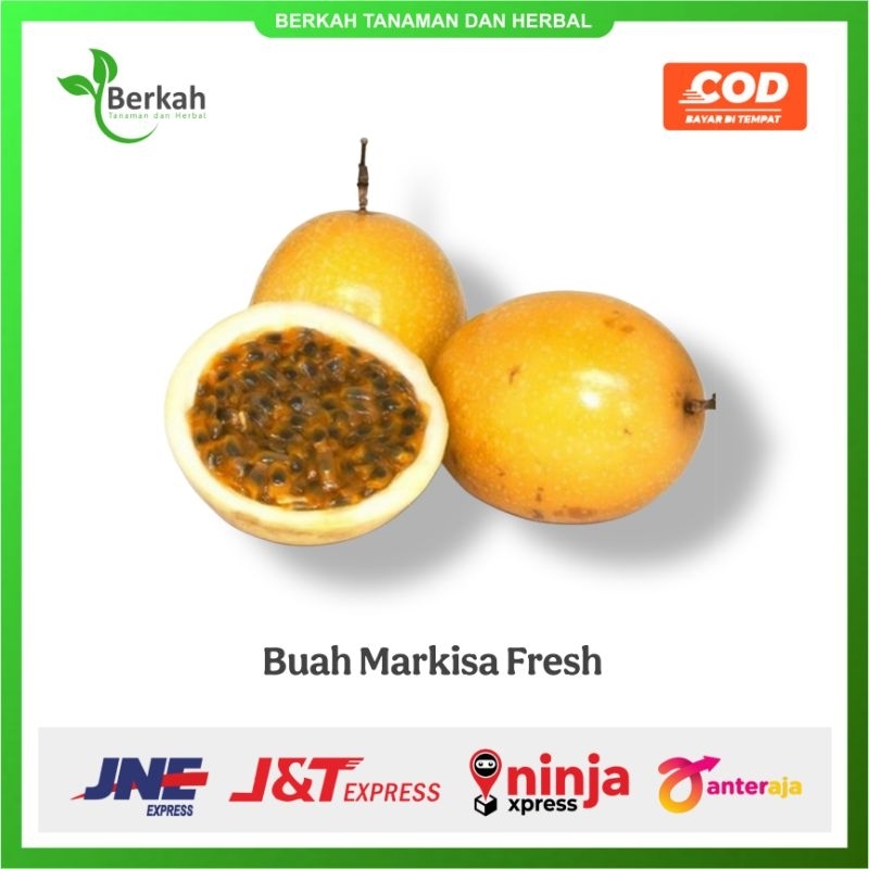 Jual Buah Markisa Fresh Kuning - Hijau 1kg | Shopee Indonesia