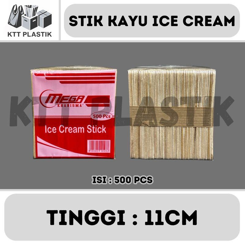 Jual Stik Kayu Es Krim - Stick Ice Cream - isi 500pcs - Stik Kayu Ice ...