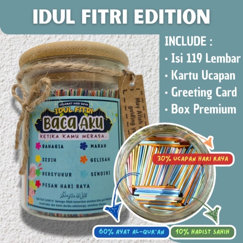 Jual Muslim Jar [Eid Edition] || Jar of Quran berisi ayat dan hadist ...