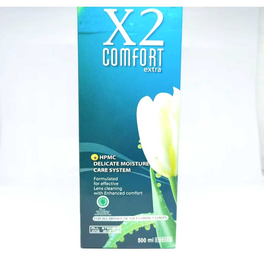 Jual Cairan Softlens X2 Comfort extra HPMC 500ml Solution | Shopee ...