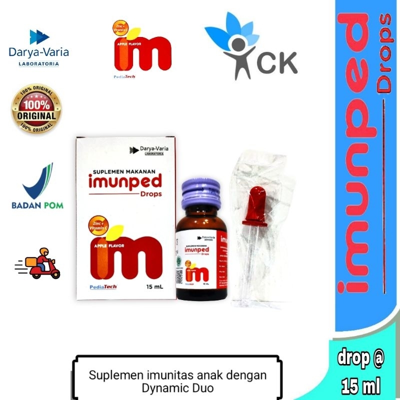 Jual IMUNPED DROP 15 ML - suplemen imunitas bayi dengan dynamic duo ...