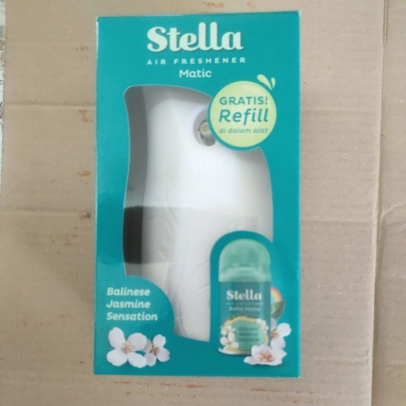 Jual Stella matic box alat + refill balinese jasmine sensation | Shopee ...