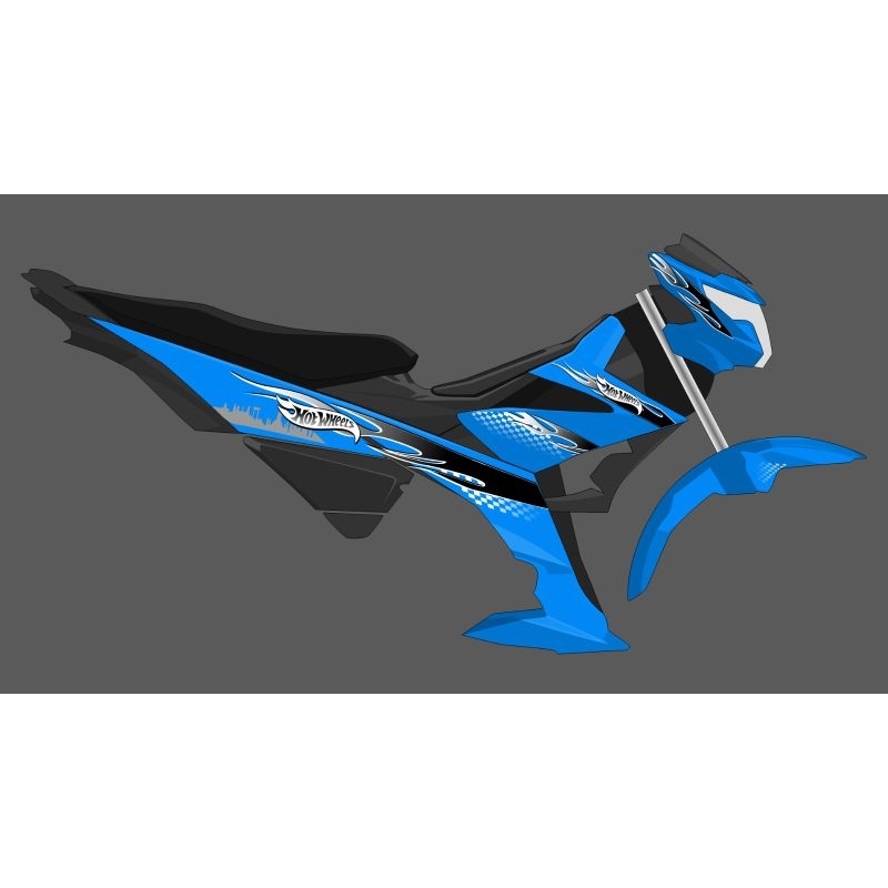 Jual STRIPING STICKER TRANSPARAN SONIC 150 DESAIN CUSTOM LIST SIMPEL ...