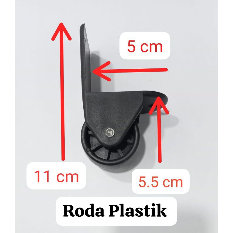 Jual Roda Plastik Model Trolley kecil | Shopee Indonesia