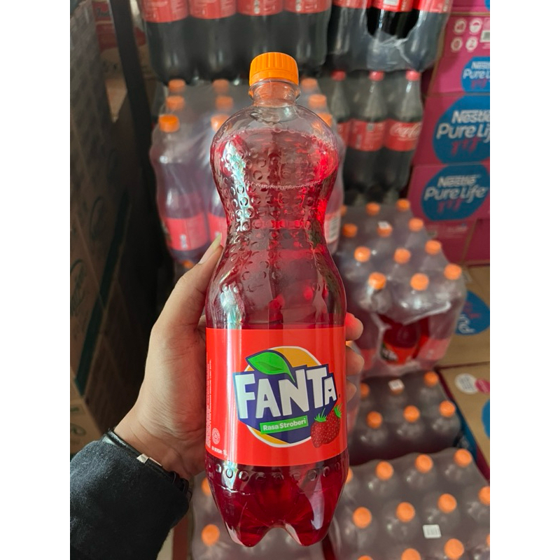 Jual PROMO!! MINUMAN SODA KARBONASI 1 LITER FANTA ISI 1 BOTOL | Shopee Indonesia