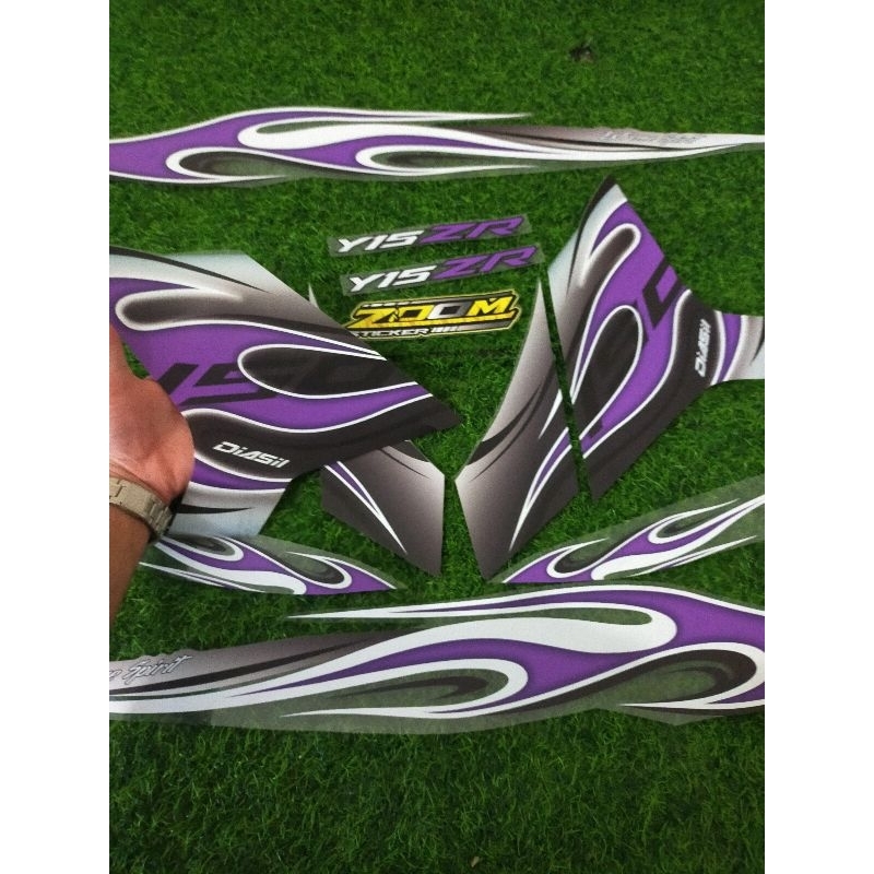 Jual STICKER TRANSPARAN MOTIF MX KING CUSTOM MOTIF API Y15ZR TICKET ...