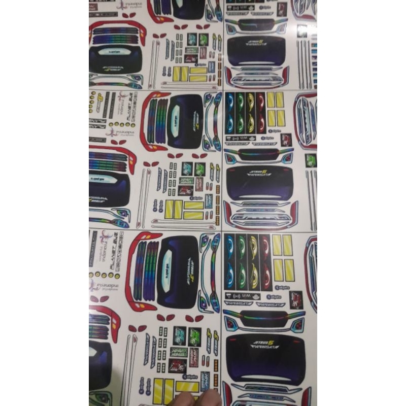 Jual Stiker miniatur bus Basuri jb3 jb5 viral | Shopee Indonesia