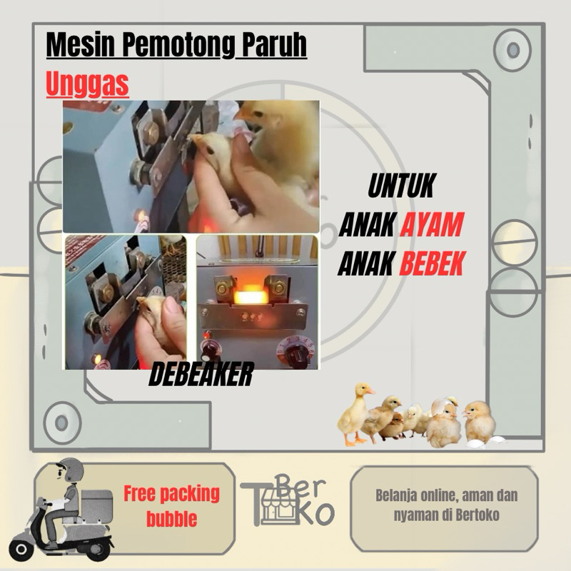 Jual Mesin Pemotong Paruh Unggas Debeaker dengan Sensor Otomatis untuk ...