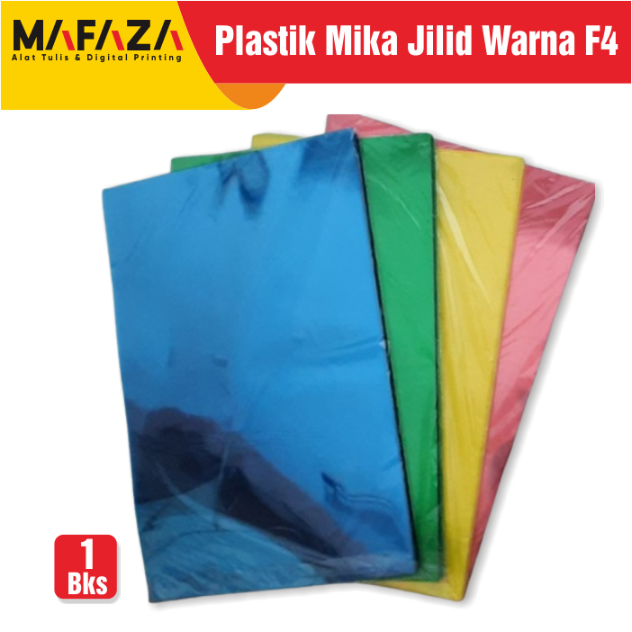 Jual 1 [Bungkus] Plastik Mika Jilid Warna Folio | Shopee Indonesia