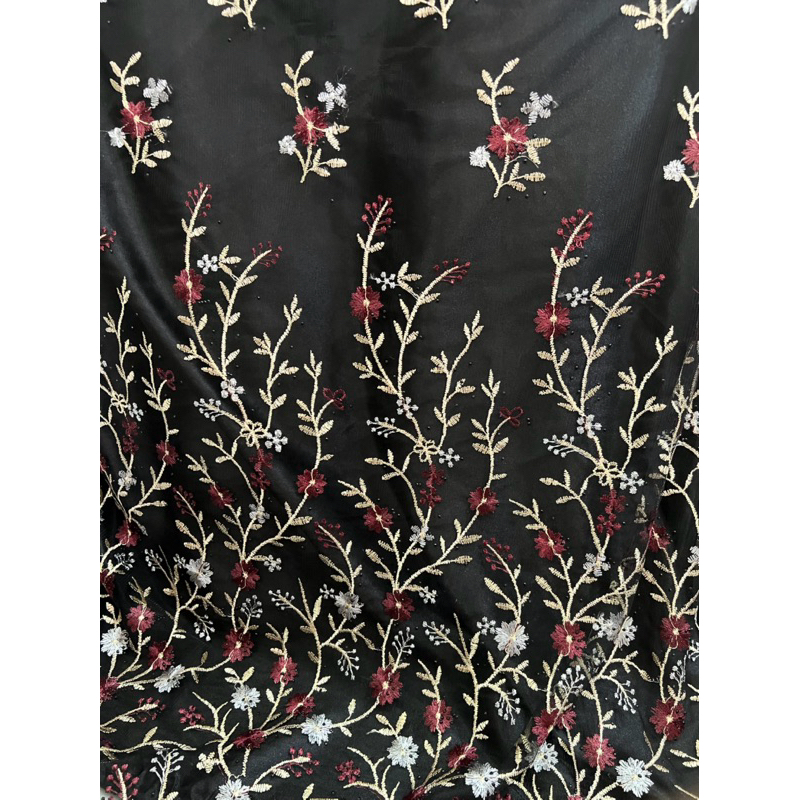 Jual Kain Garden Motif Bunga Akar dengan Lebar 135cm | Shopee Indonesia