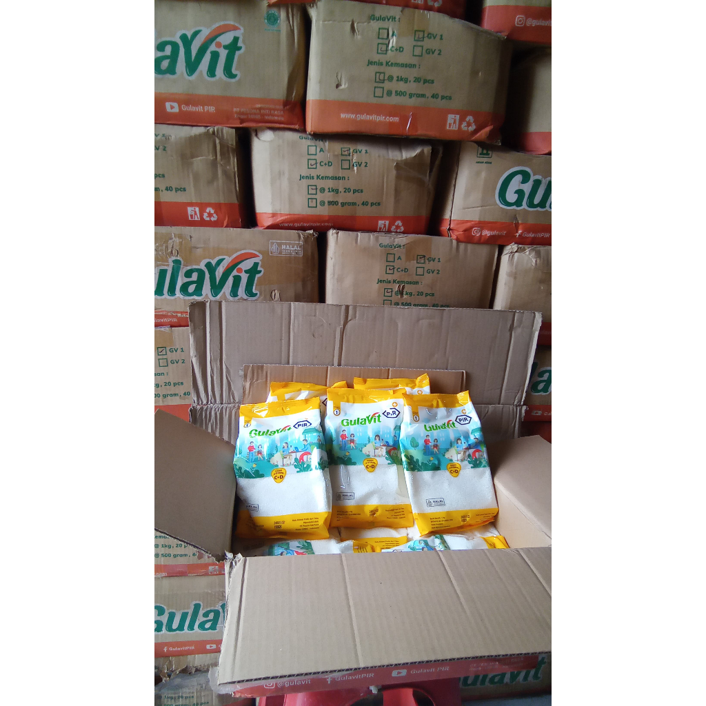 Jual Gula Pasir GulaVit 1 kg isi 20 pack perdus | Shopee Indonesia