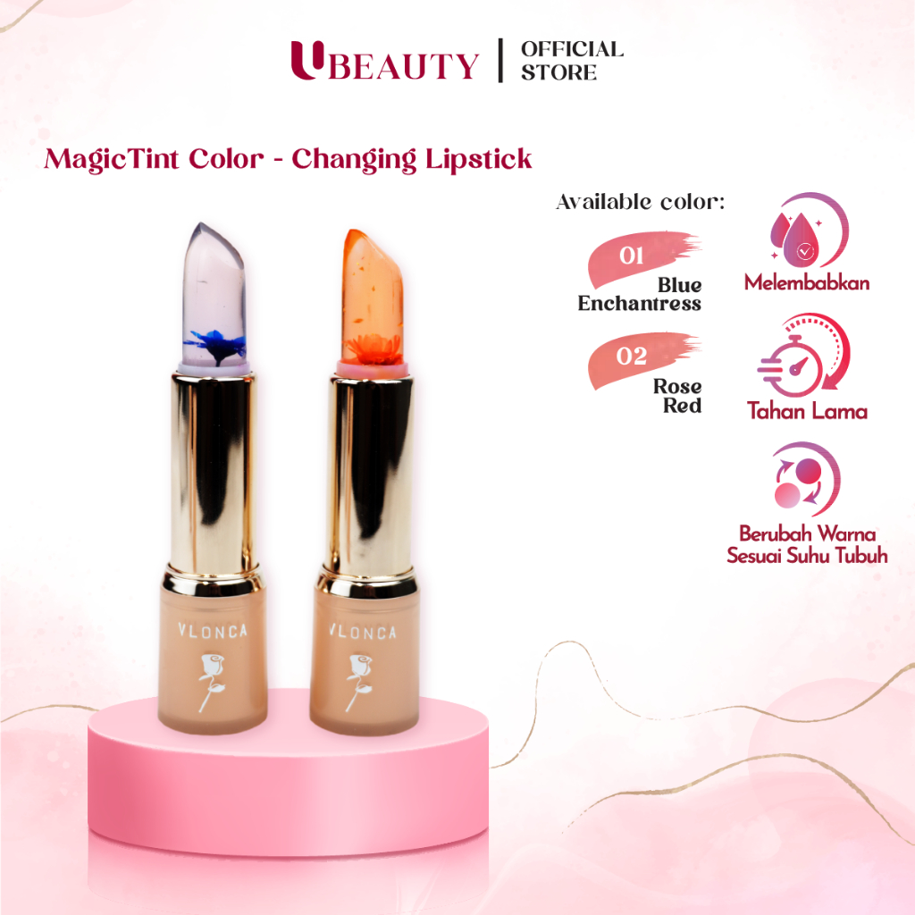 Jual uBeauty Color-Changing Flower Lipstick – Lipstik Bunga MagicTint ...