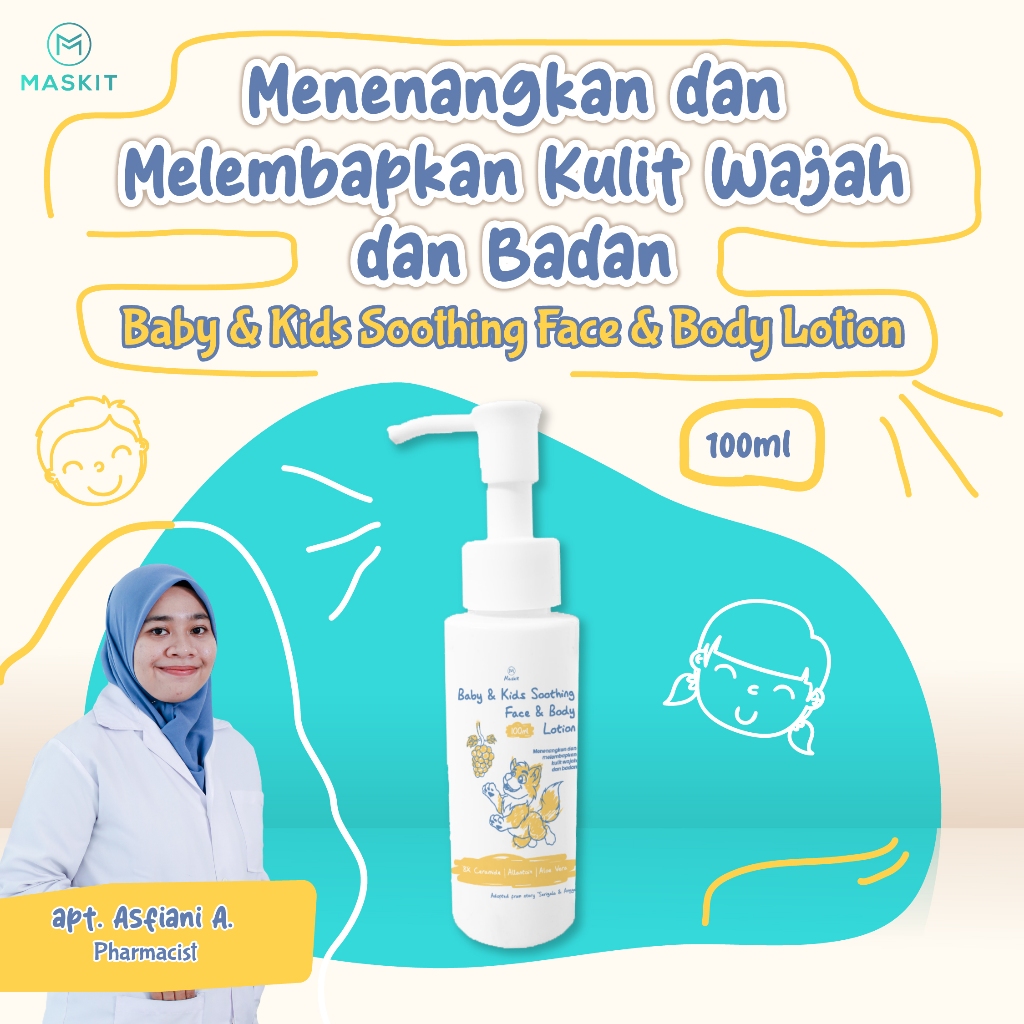 Jual Baby & Kids Soothing Face & Body Lotion Skin Barrier - Lotion Bayi ...