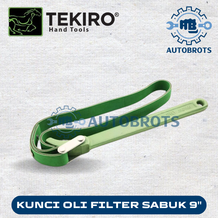 Jual Kunci Oli Filter Kulit 9 Inch TEKIRO / Oil Filter Wrench (Belt ...