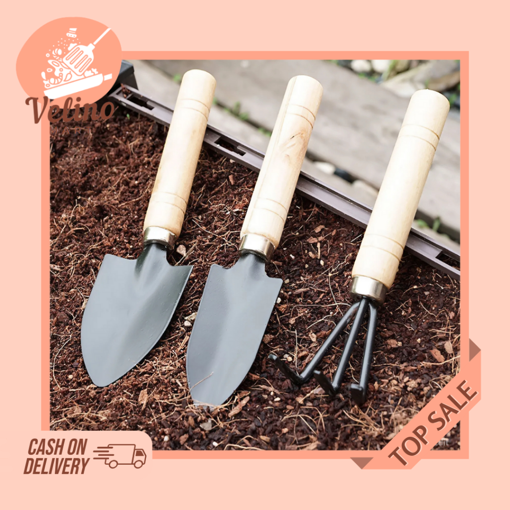 Jual 3 Pcs Mini Gardening Shovel Set / Set Sekop Garpu Cangkul Mini 3 ...