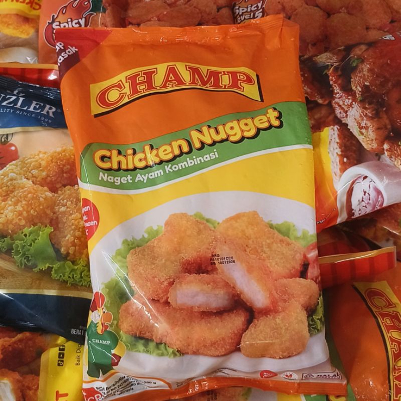 Jual champ chicken nugget 900gr | Shopee Indonesia