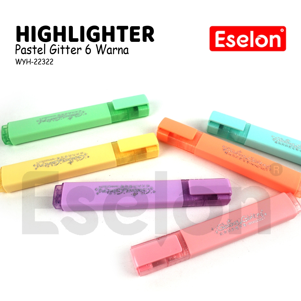 Jual 6pcs Stabillo GLITTER WYH-2232 /1 Pak Stabillo GLITTER 6 Warna ...