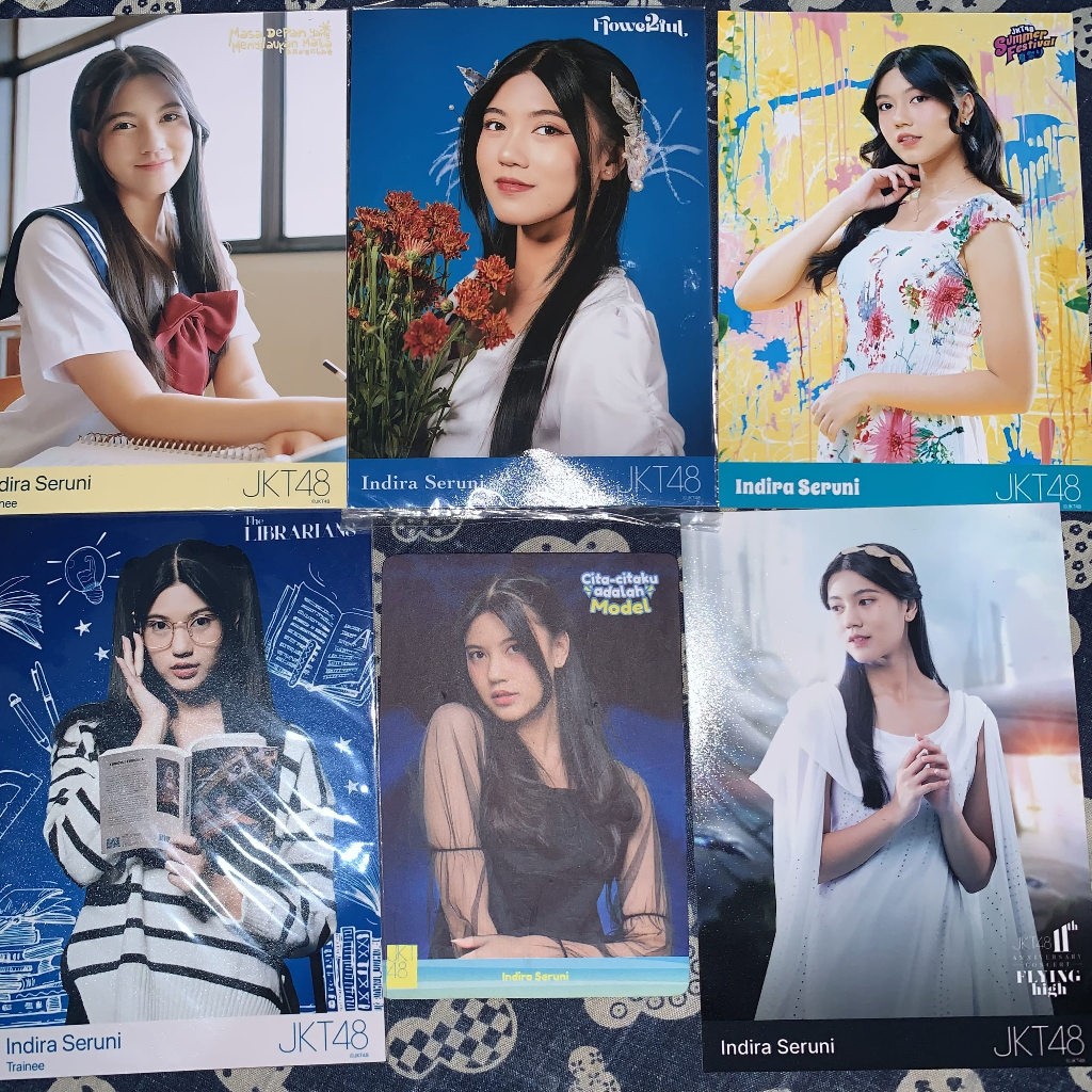 Jual PHOTOPACK PHOTOCARD JKT48 INDIRA SERUNI | Shopee Indonesia