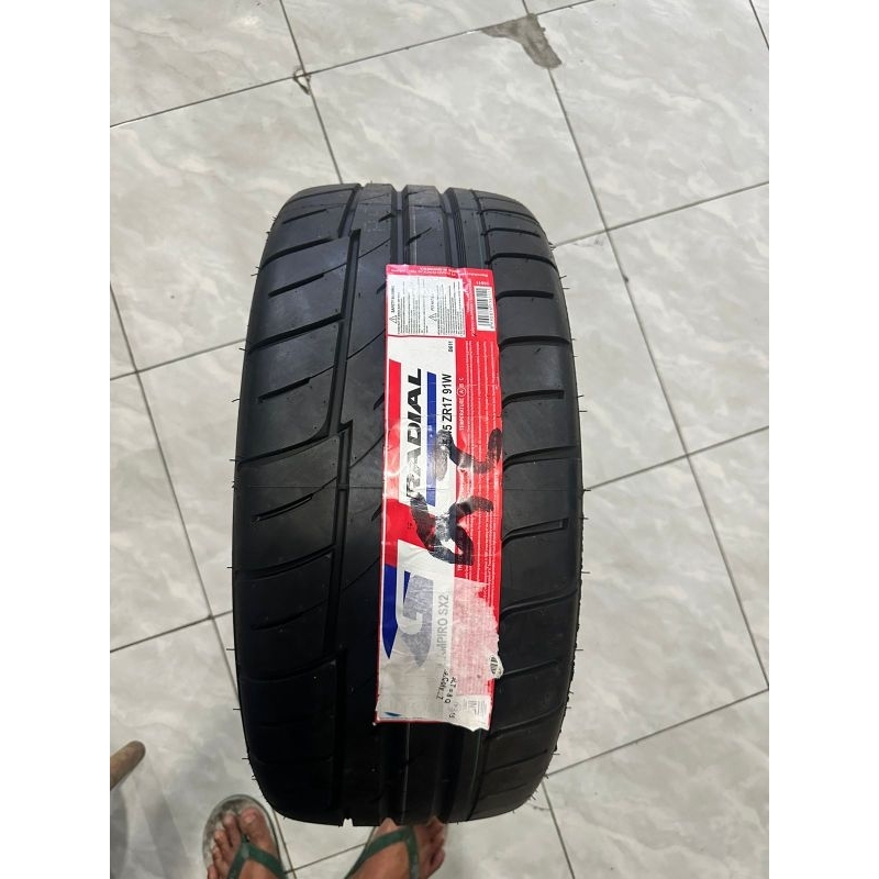 Jual ban mobil semi slick 225 45 r17 merk SX2 kondisi baru | Shopee ...