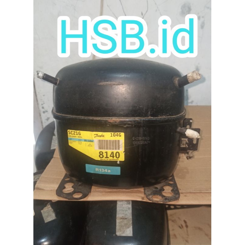 Jual COMPRESSOR KULKAS SHOWCASE KOMPRESOR SECOP DANFOSs SC21G 3/4PK ...