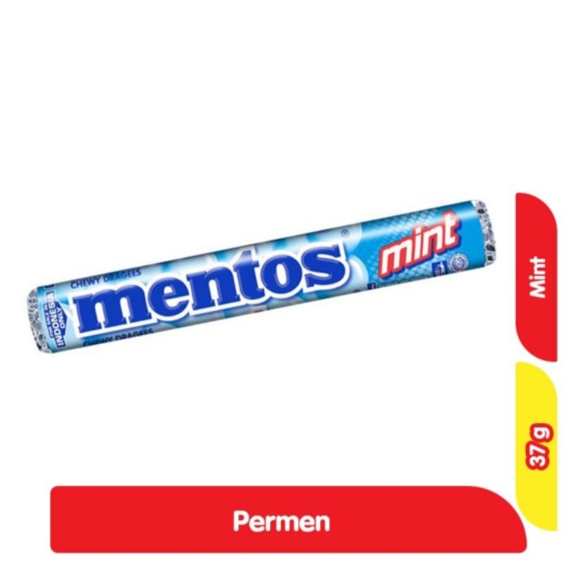Jual MENTOS PERMEN CANDY ROLL 37G | Shopee Indonesia