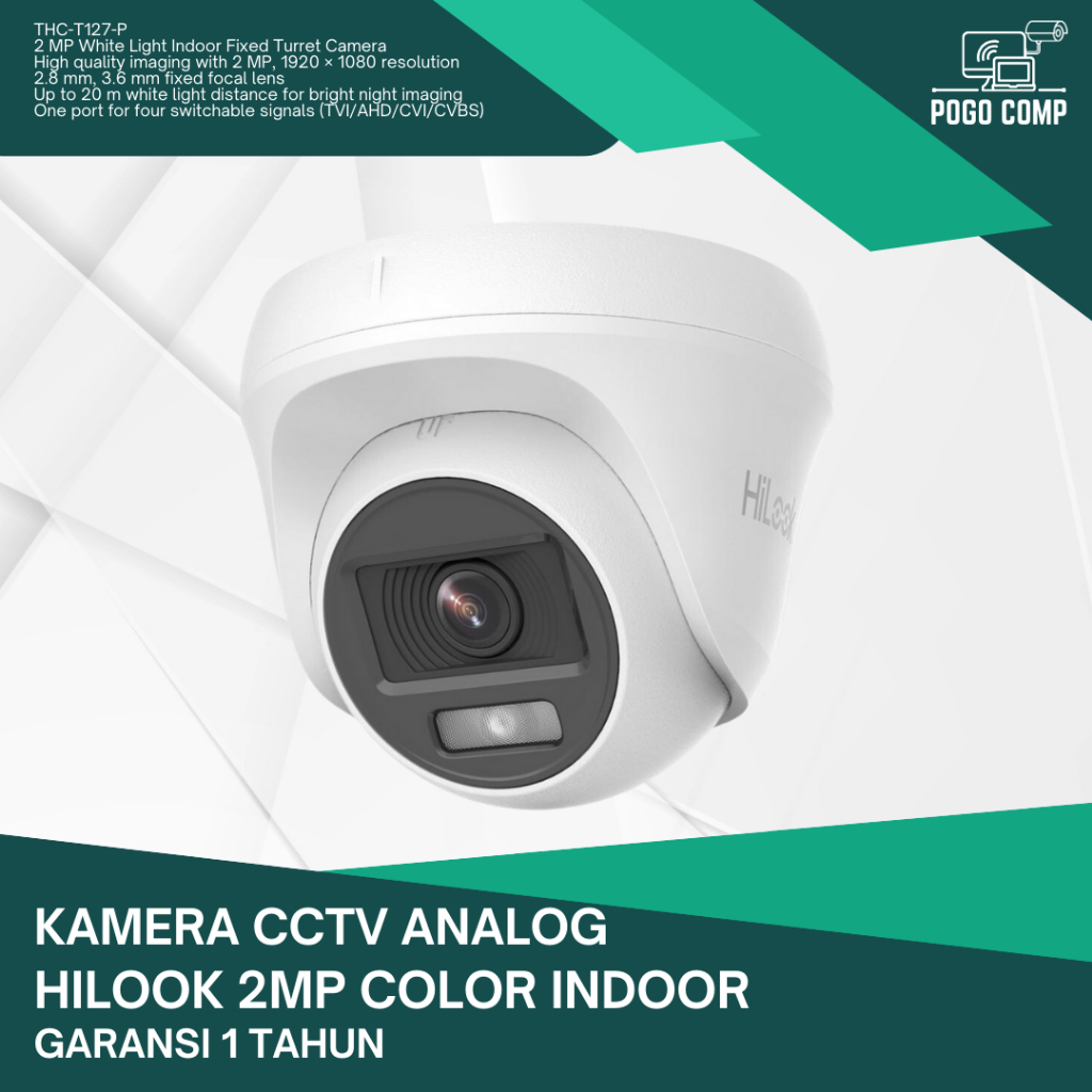 Jual Kamera CCTV Hilook Color Indoor 1080P 2MP Color Vu Full Color ...
