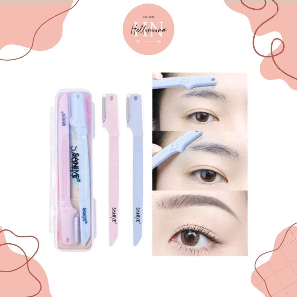 Jual SANIYE - Portable Eyebrow Razor Scraper B1182 | Shopee Indonesia