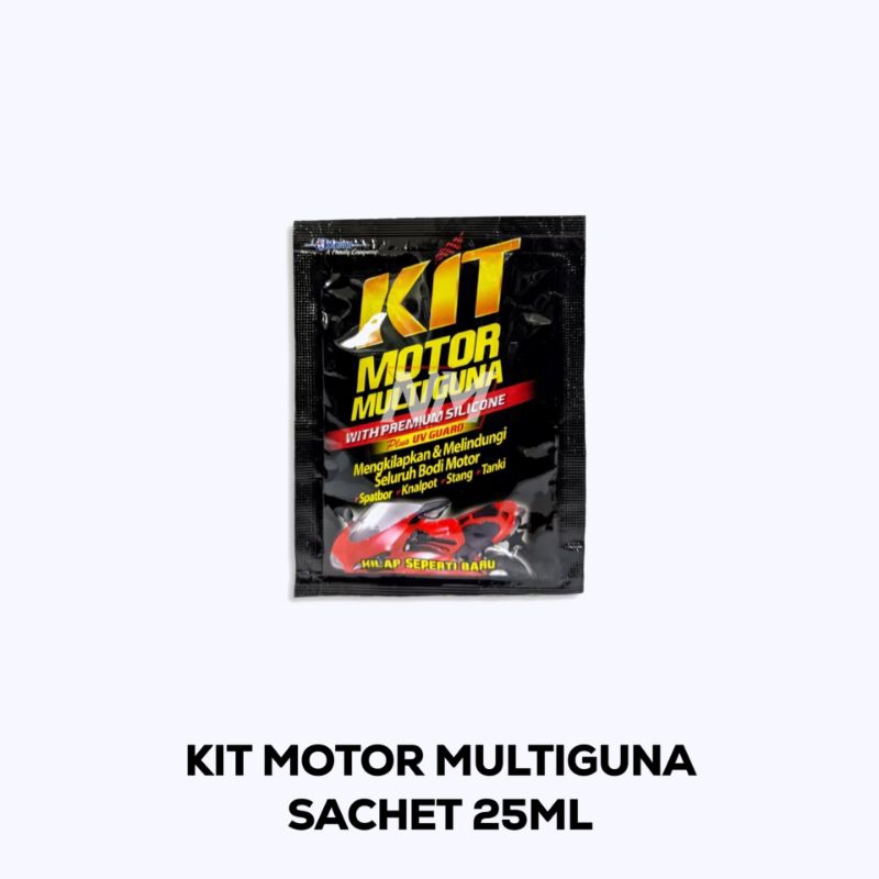 Jual Kit Motor Multiguna Pengkilap Poles Wax Cair Sachet 25 ml | Shopee ...