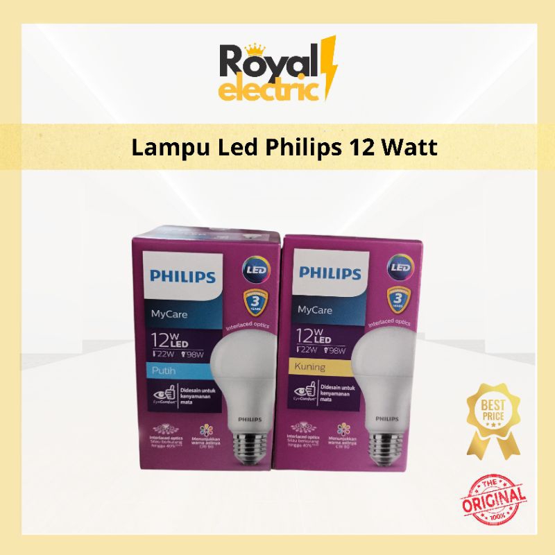 Jual Lampu Led Philips 12 Watt (Cool Daylight & Warm White) | Shopee ...
