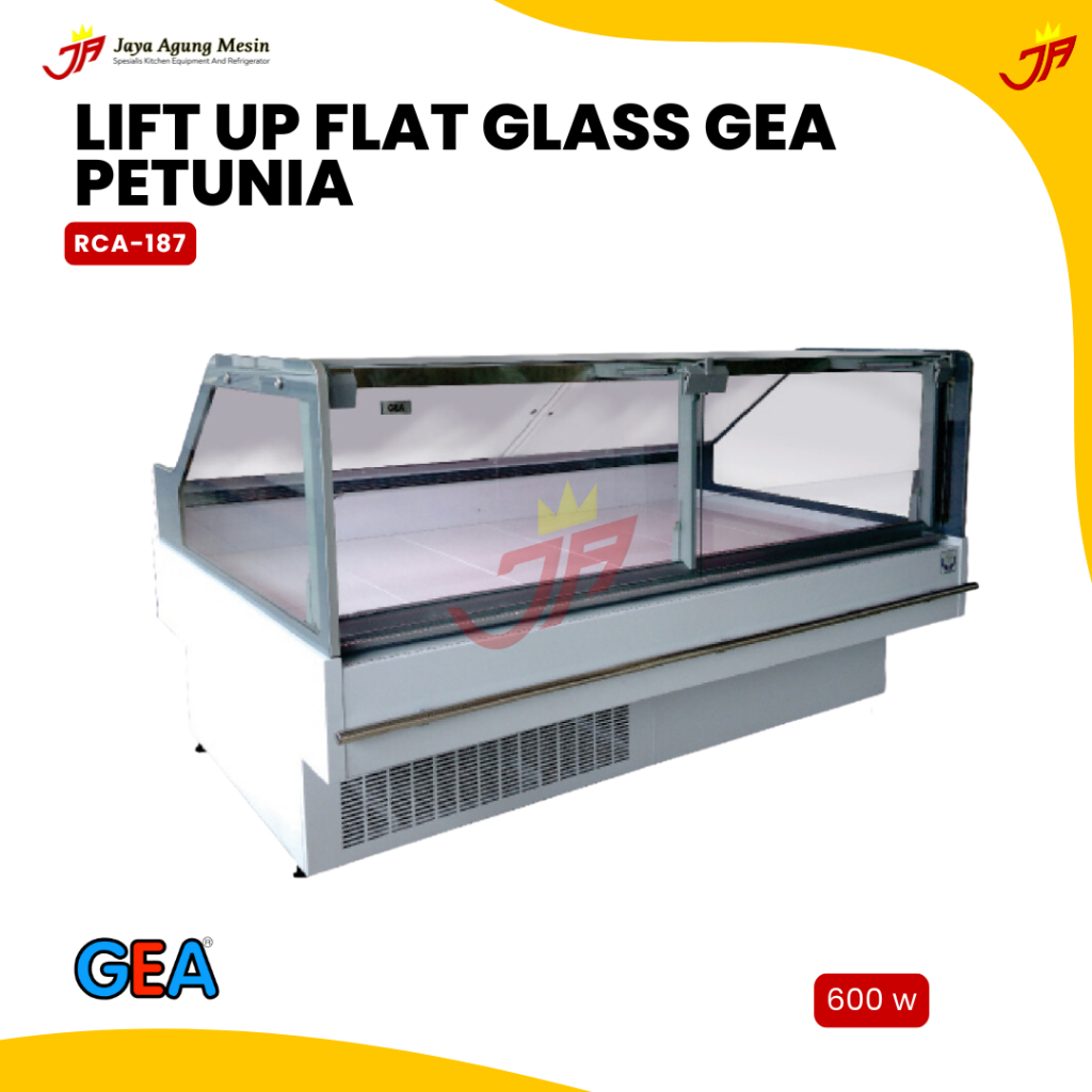 Jual GEA Lift Up Flat Glass Gea PETUNIA RCA-187 / Chiller Nugget ...