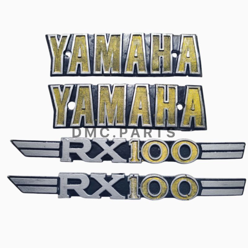 Jual EMBLEM LOGO TIMBUL YAMAHA RX100 RX 100 TUTUP COVER BOX BODY BODI ...