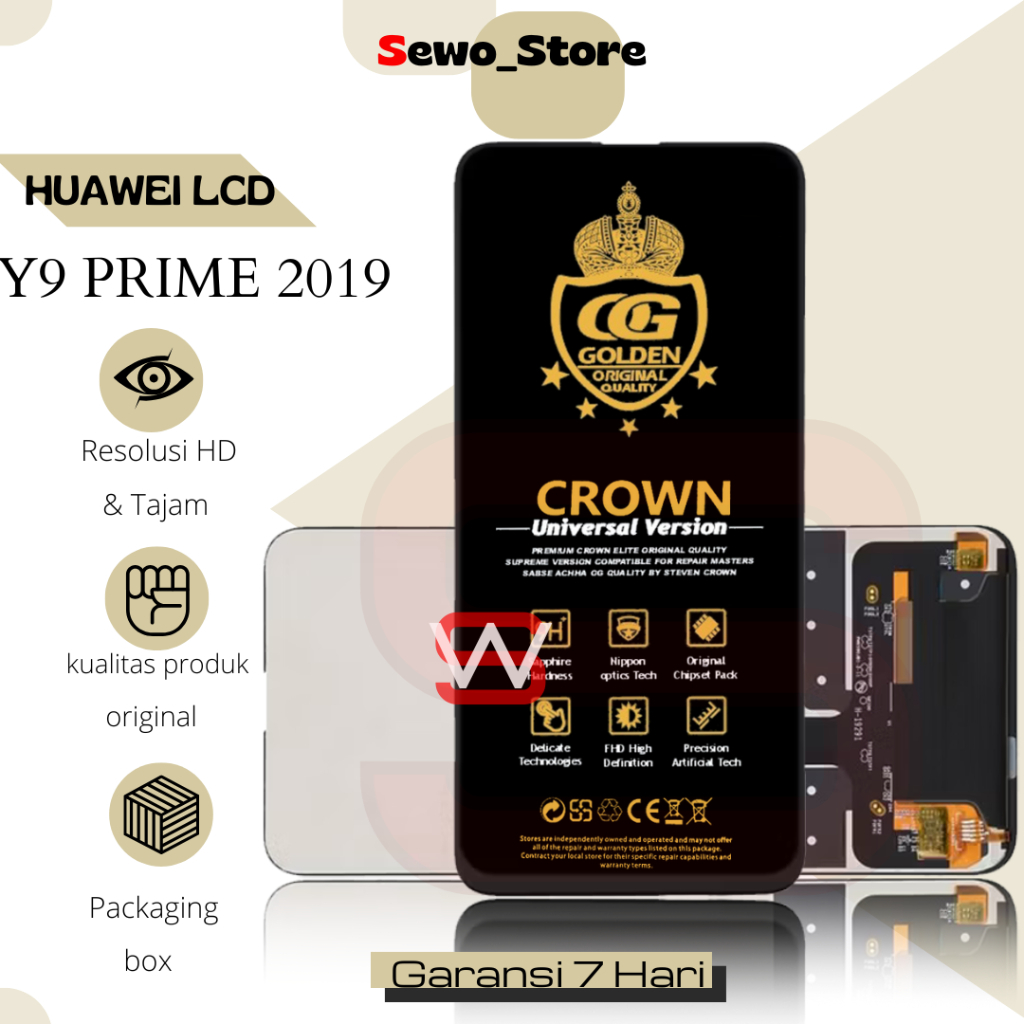 Jual LCD HWI Y9 PRIME 2019 / HONOR 9X / HONOR 9X PRO / HONOR Y9S / STK ...