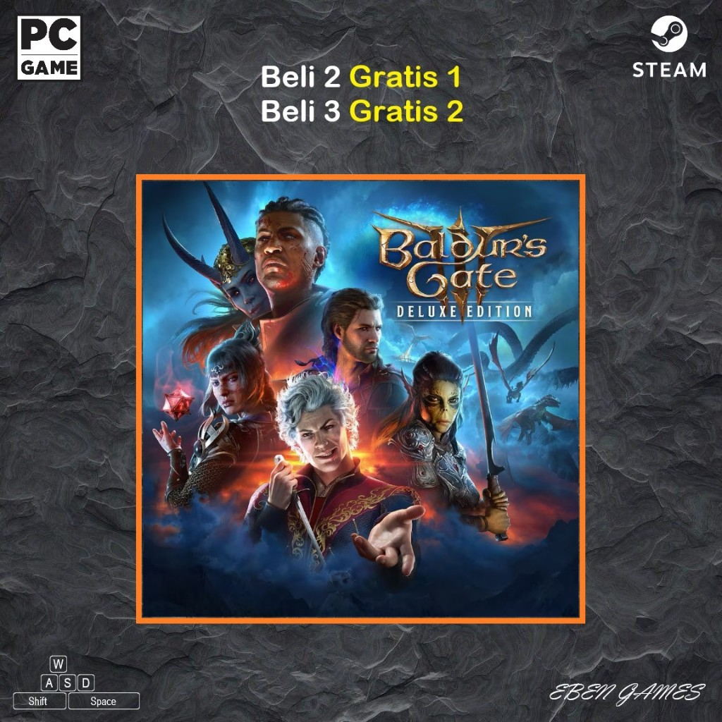Jual Baldur's Gate 3 Deluxe Edition PC Game Original | Shopee Indonesia