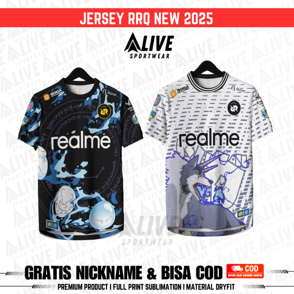 Jual JERSEY RRQ HOME AWAY TERBARU 2025 | Shopee Indonesia
