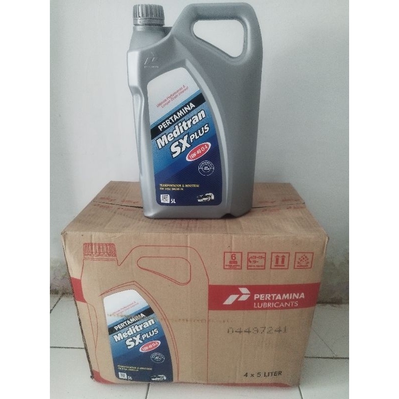 Jual Oli Pertamina Meditran SX Plus SAE 15W-40 API CI-4/SL Kemasan 5 ...