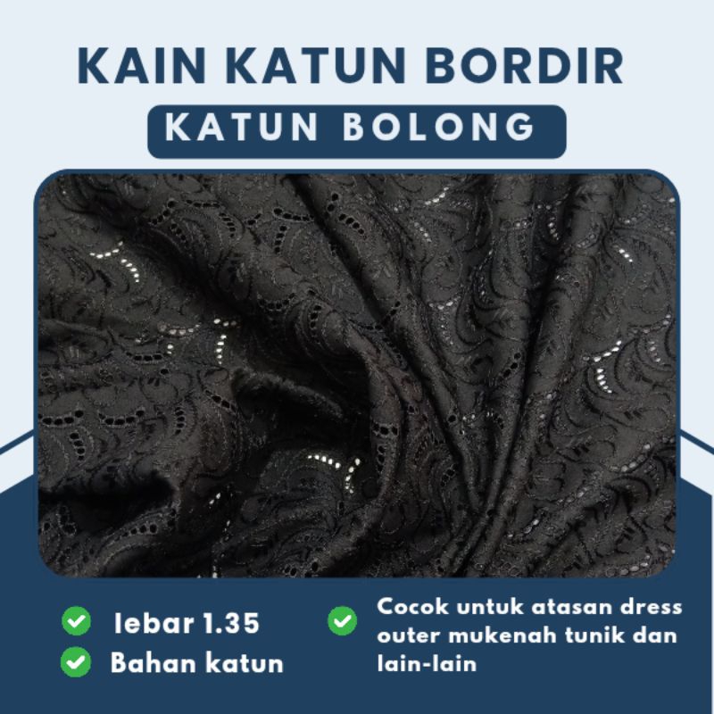 Jual KAIN KATUN BORDIR/KATBOL ( HARGA PER 0.50 METER) | Shopee Indonesia